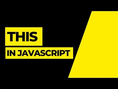 This Keyword In JavaScript With Examples YouTube