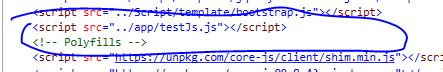 Visual Studio Calling Javascript Function From Typescript Angular 2