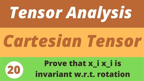 20 example related to invariant tensor analysis prof khalid youtube