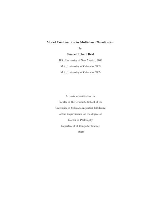 model combination in multiclass classification pdf statistical classification support