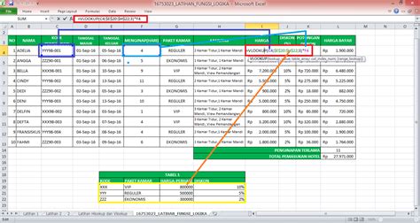 Penggunaan Fungsi Hlookup Dan Vlookup Dalam Microsoft Excel KUAS