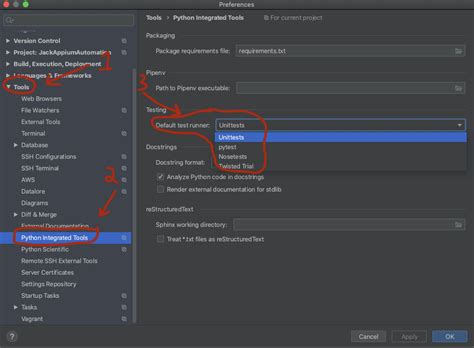 Python How Do I Configure PyCharm To Run Py Test Tests Stack Overflow