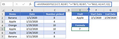 AVERAGEIF AVERAGEIFS Functions Average Values If Excel Google