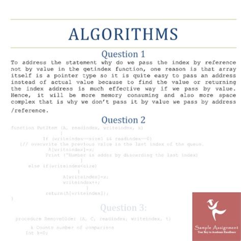 algorithm assignment help canada by experts upto 50 off