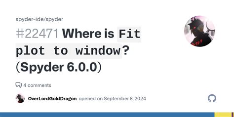Where Is Fit Plot To Window Spyder 6 0 0 Issue 22471 Spyder