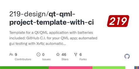 GitHub 219 Design Qt Qml Project Template With Ci Template For A Qt