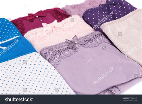 Colorful Panties On White Background Foto De Stock 533566147 Shutterstock