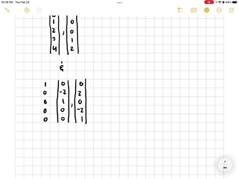solved following example 10 for each of the following matrices a give a basis for each of the