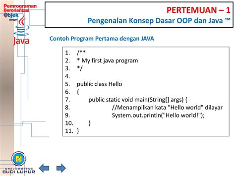 contoh pemrograman berorientasi objek 42 koleksi gambar