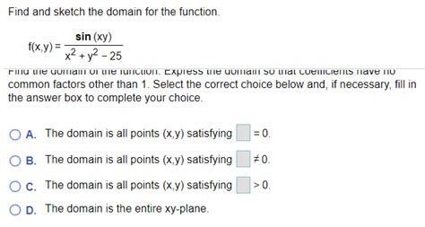 solved find the domain of the function express the domain