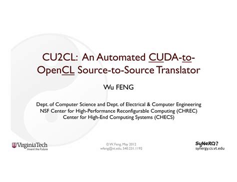 pdf cu2cl an automated cuda to opencl source to … pubs talks 120612 afds