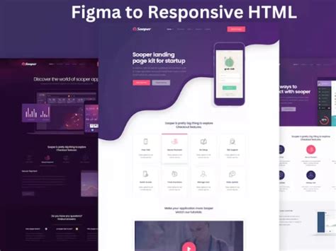 Figma PSD XD AI Sketch Zeplin Invision PDF To HTML CSS