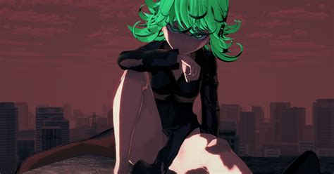 One Punch Man Tatsumaki Tatsumaki Tatsu On The Roof Pixiv