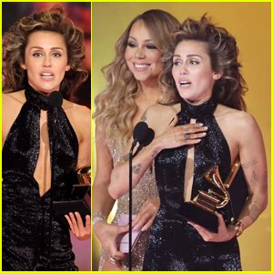 Miley Cyrus Wins Her First Grammy Accepts Best Pop Solo Performance