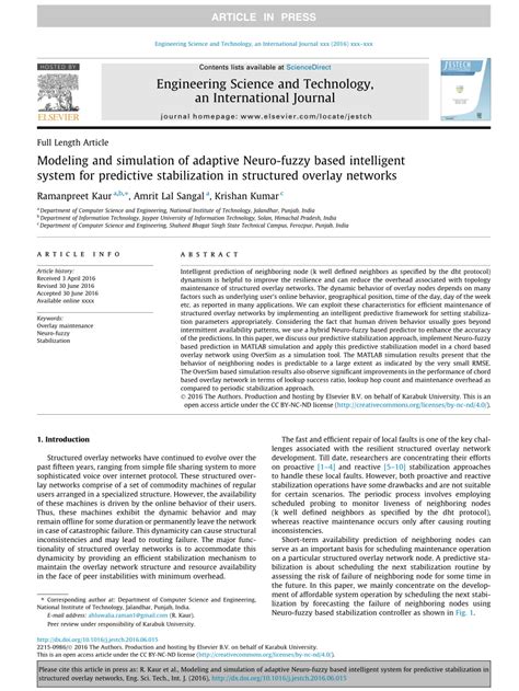 pdf modeling and simulation of adaptive neuro fuzzy based intelligent system for predictive