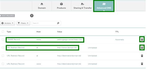 How To Set Up A Redirect For A Domain Domains Namecheap