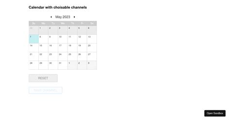 React Calendar Multiday Forked Codesandbox