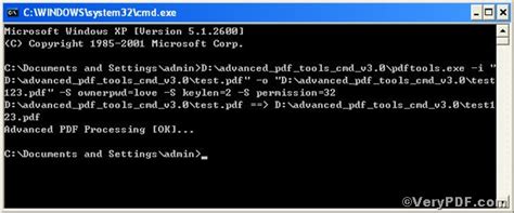 set the permission of extracting text from a pdf file using command line verypdf knowledge base