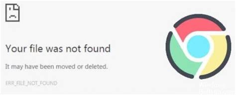 How To Resolve The ERR FILE NOT FOUND Error Windows Bulletin Tutorials