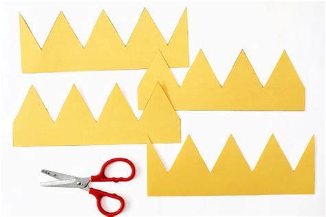 Diy Paper Craft Paper Crown Template Make Your Own Crown Printable Crown Birthday Party