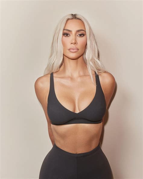 Kim Kardashian Stuns As She Shows Off Her Bare Boobs In See Through Skims Bra But Fans Spot