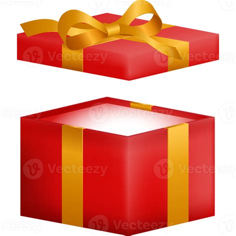 Diseño De Caja De Regalo Abierta 12808420 Png