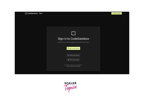 run angular on codesandbox and stackblitz scaler topics