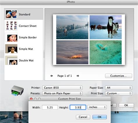 Printing Multiple Pictures On One Page Apple Community