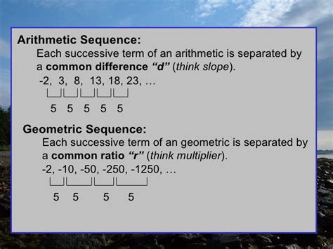 summary of sequence and series