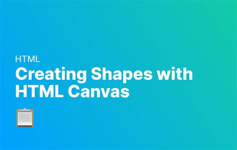 html5 canvas lets us draw basic shapes let s look at how that works and how to make basic