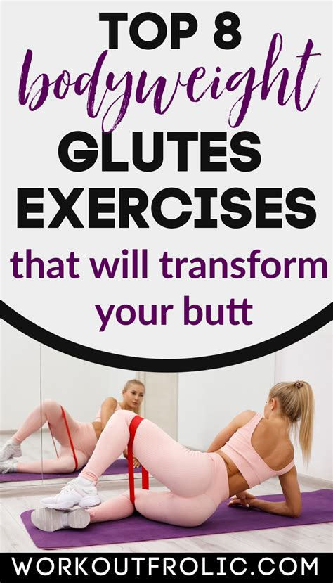 The 8 Best Bodyweight Glute Exercises To Start At Home Artofit
