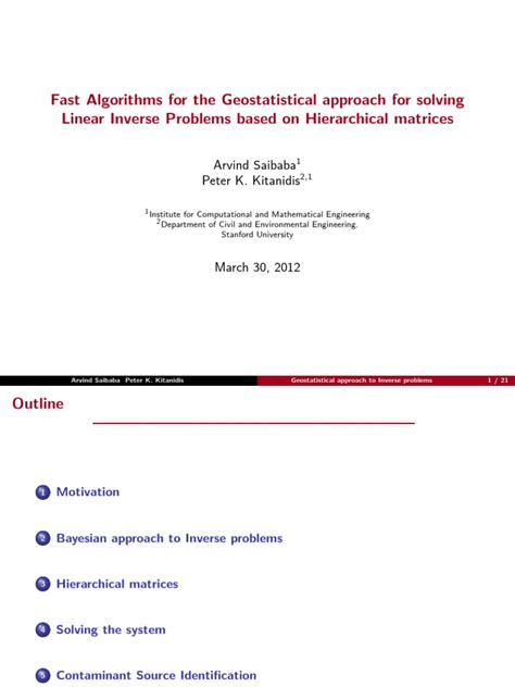 fast algorithms for the geostatistical approach to solving linear inverse problems based on