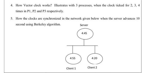 get answer how vector clock works illustrates with 3 processes when the transtutors