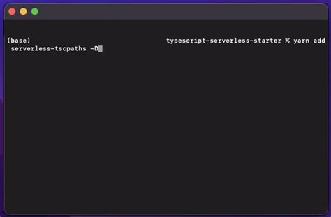 how to add and use path aliases with typescript and serverless