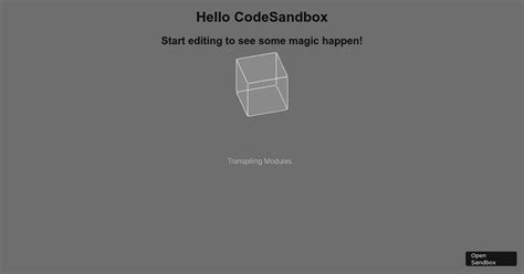 react codesandbox