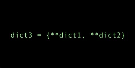 how to merge dictionaries in python 3 examples
