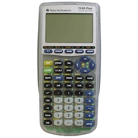 ti 83 plus silver edition user manual