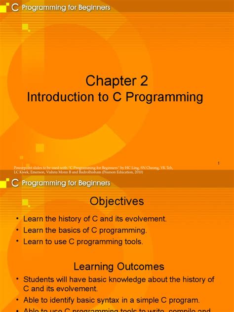 chapter 2 introduction to c pdf c programming language integrated development environment