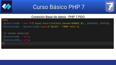 Conexi N A Base De Datos Php Pdo Youtube