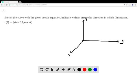 solved sketch the curve with the given vector equ…
