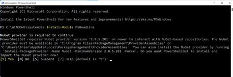 how to customize powershell using the psreadline module