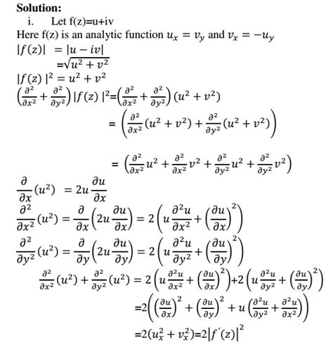 analytic functions