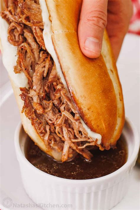 Simple Shredded Beef Sandwiches