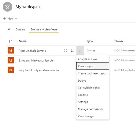 Tutorial Menjelajahi Sampel Power BI Power BI Microsoft Learn