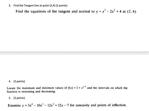 solved 1 find the first derivative of the following