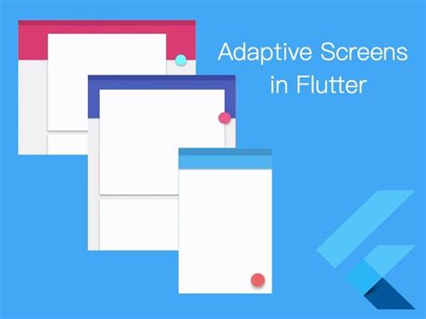 Three Screens With Text That Reads Adaptive Screeners In Flutterr