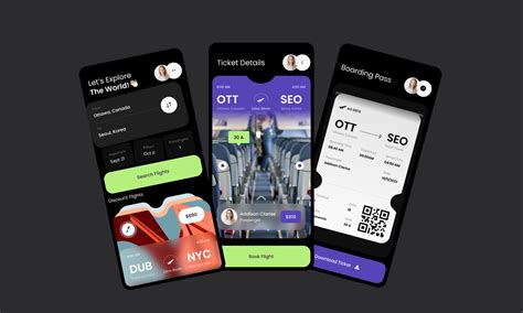 Ticket Booking App Figma