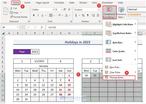 How To Create An Event Calendar In Excel With Easy Steps