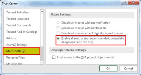 How To Enable Macros In Excel Step By Step Guide
