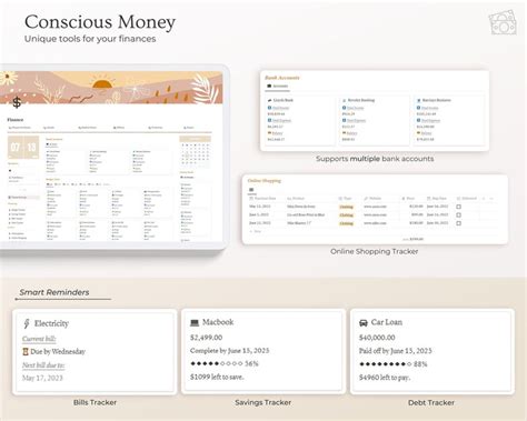 Notion Template Personal Planner Notion Dashboard All In Etsy